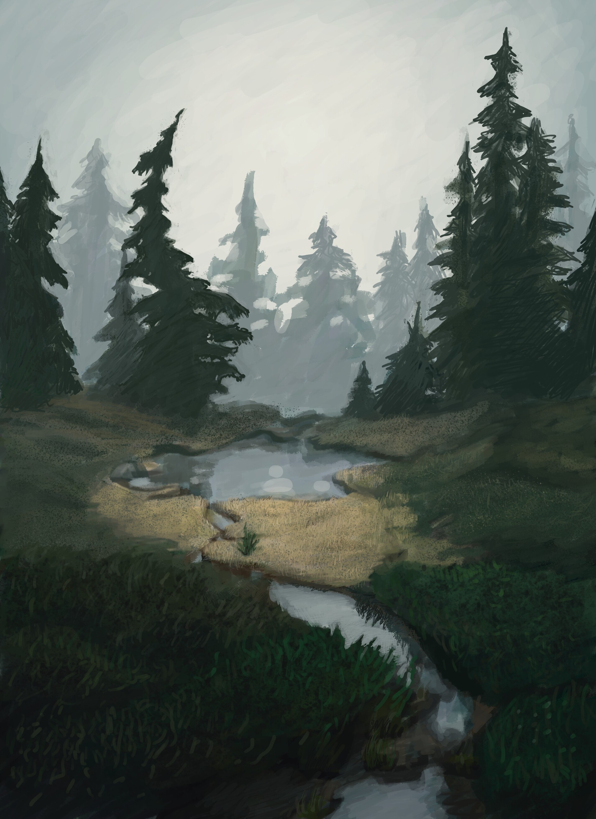 ArtStation - Misty Glade
