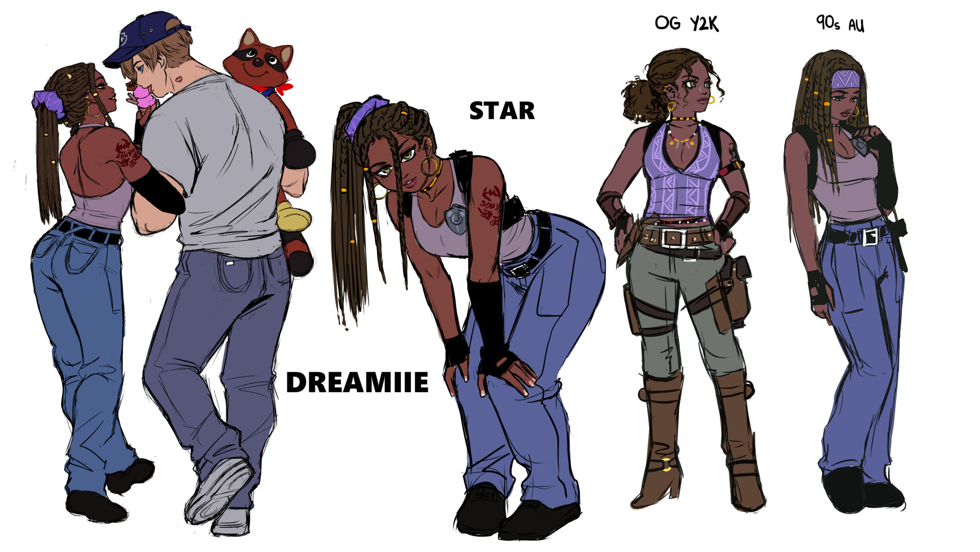 ArtStation - Sheva Alomar, 90s au