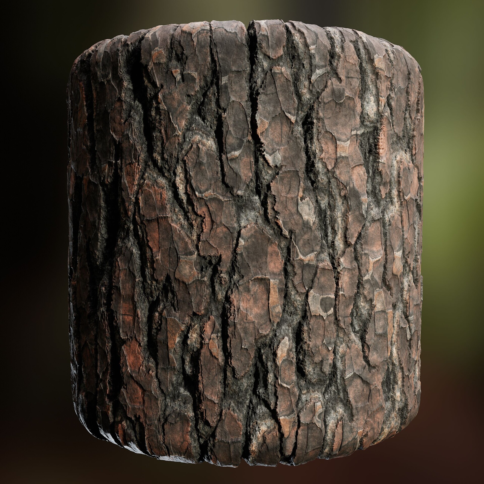 ArtStation - Pine Tree Bark