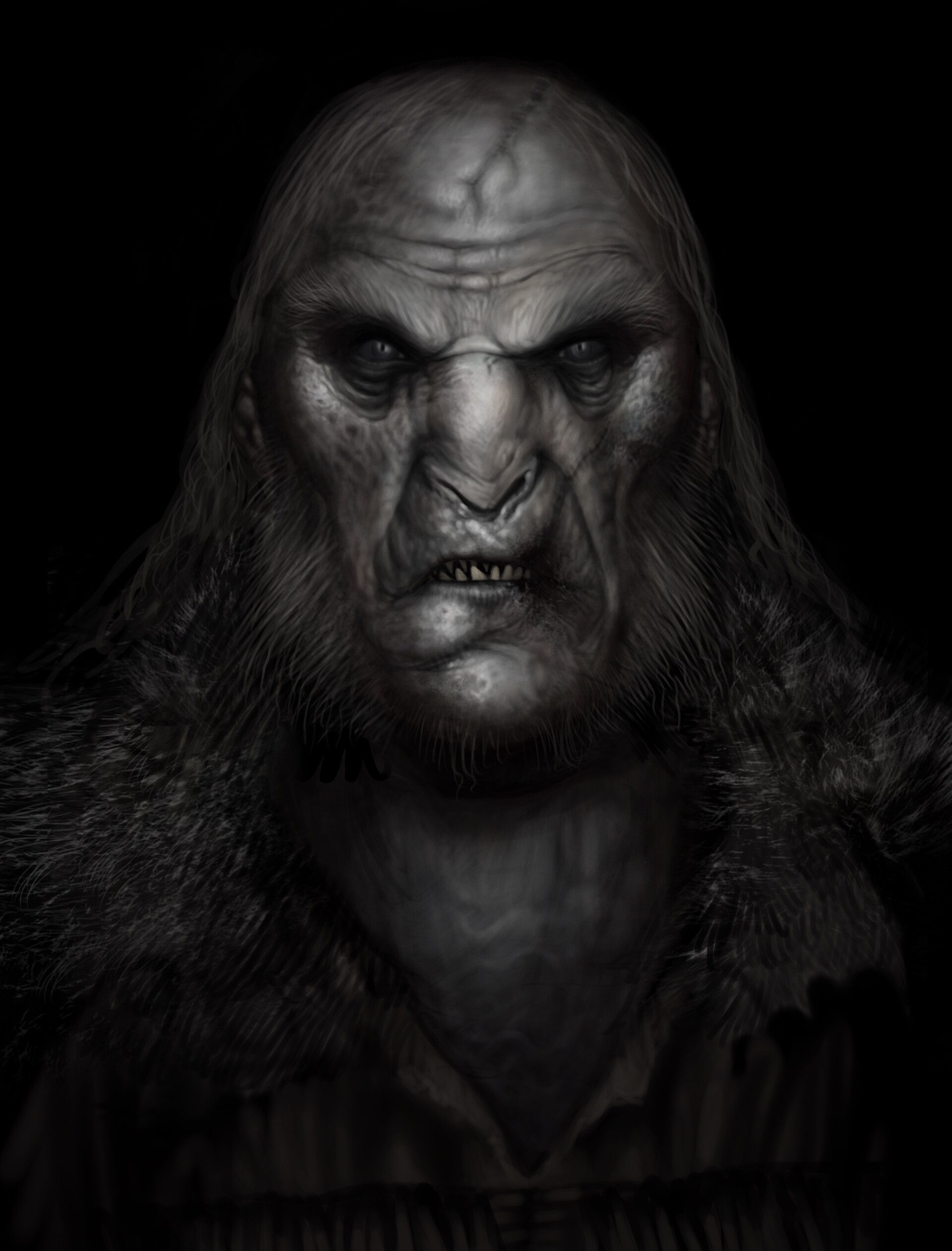 ArtStation - orc portrait