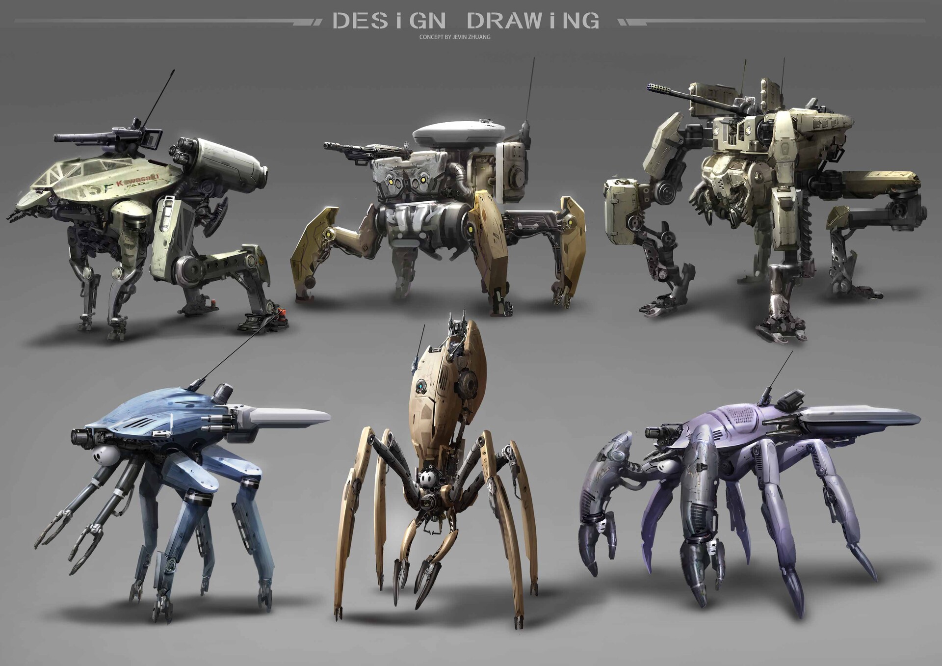 ArtStation - Mechanical creatures