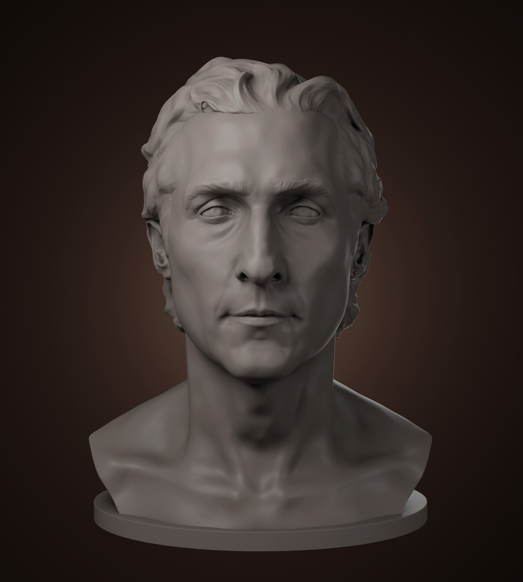 ArtStation - Mathew McConaughey Sculpt
