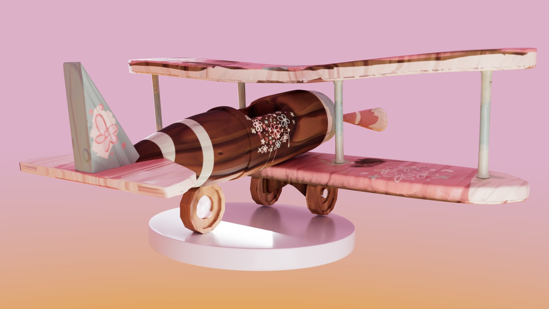 ArtStation - Wooden Toy (First MAYA model)