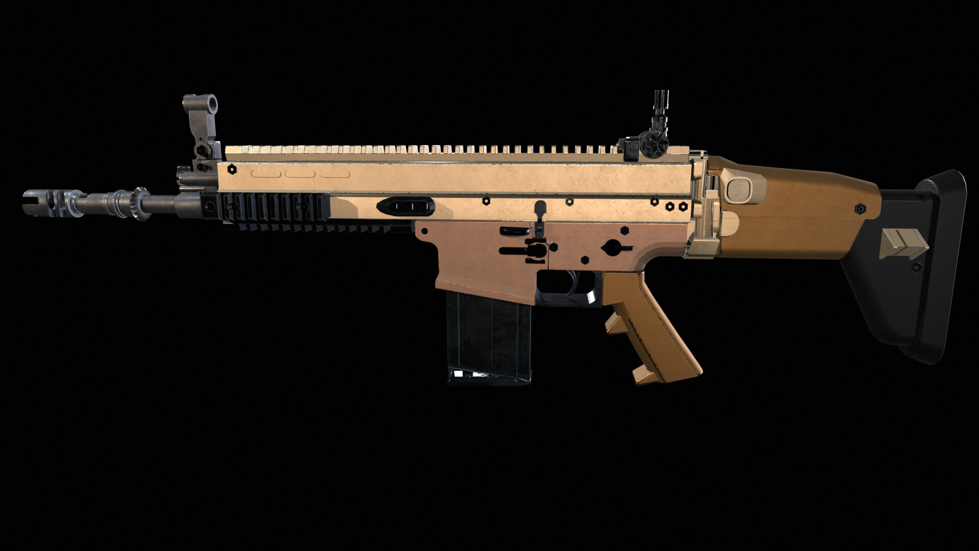 ArtStation - SCAR-L GUN