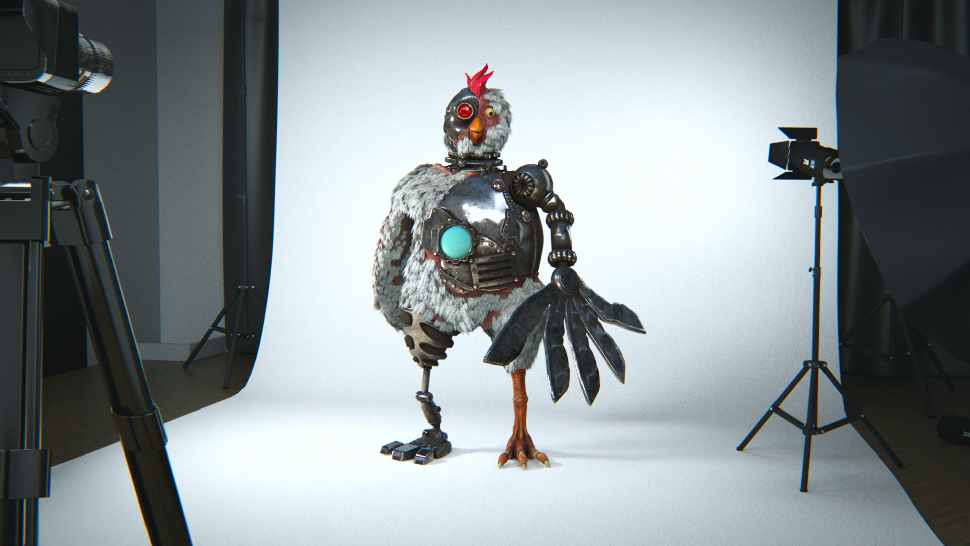 Robot Chicken Artwork 3d