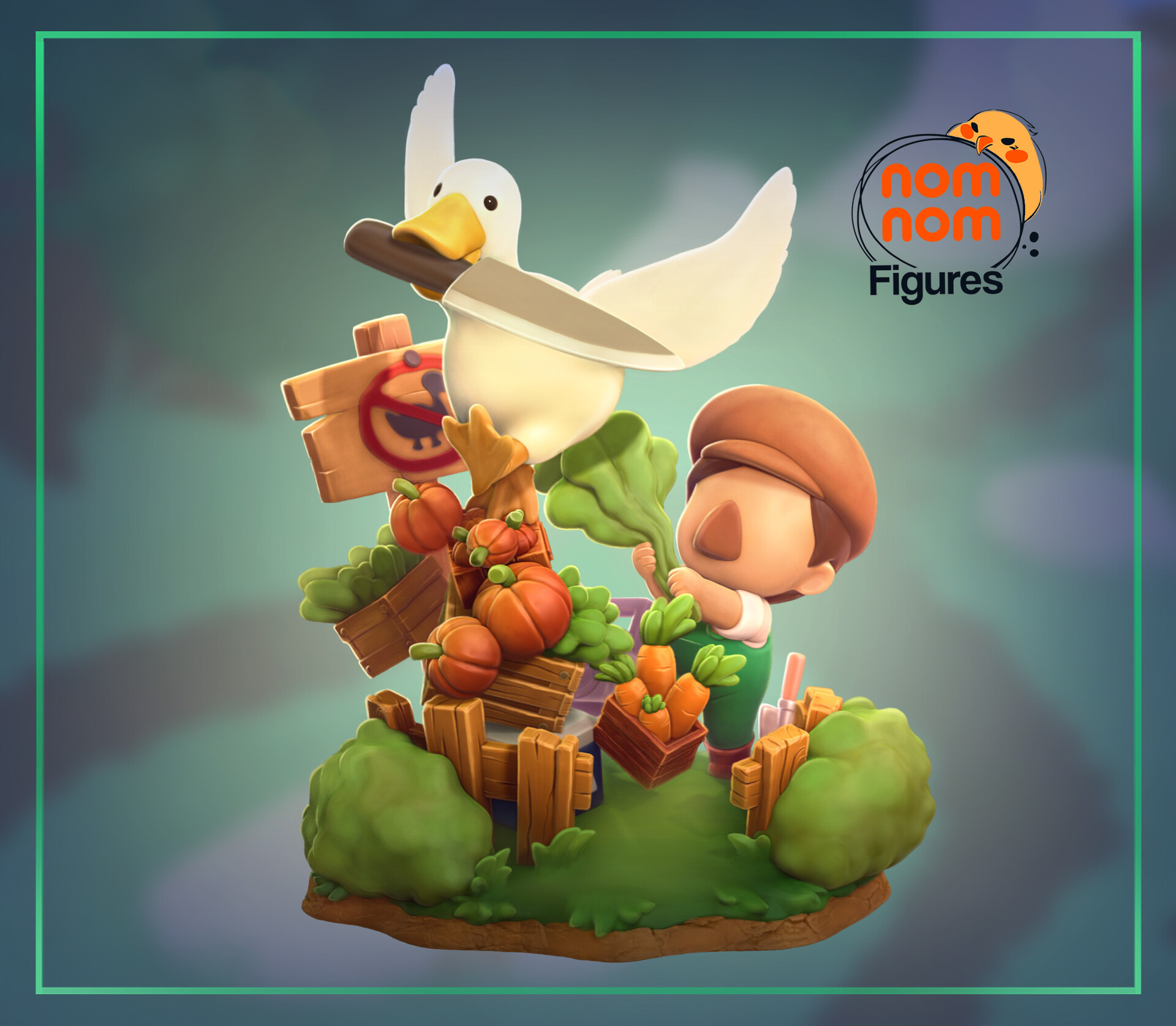ArtStation - Chibi Goose from Untitled Goose Game