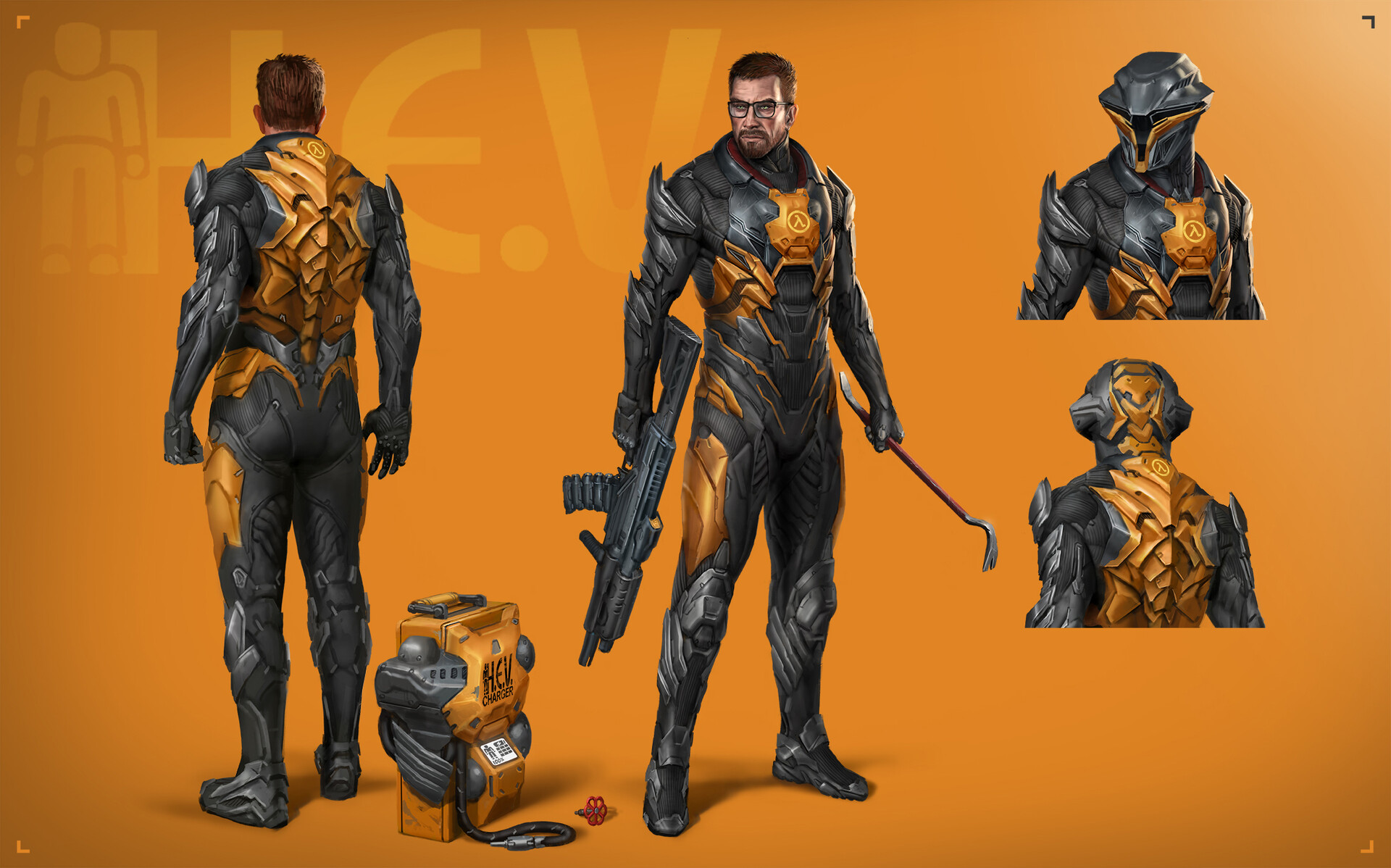 ArtStation - H.E.V suit