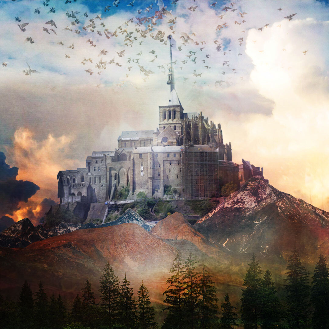 ArtStation - Castle in the mountains