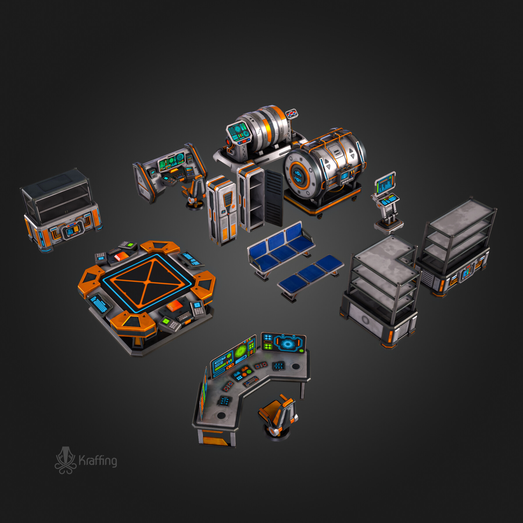 ArtStation - SCI-FI Pack Vol 1