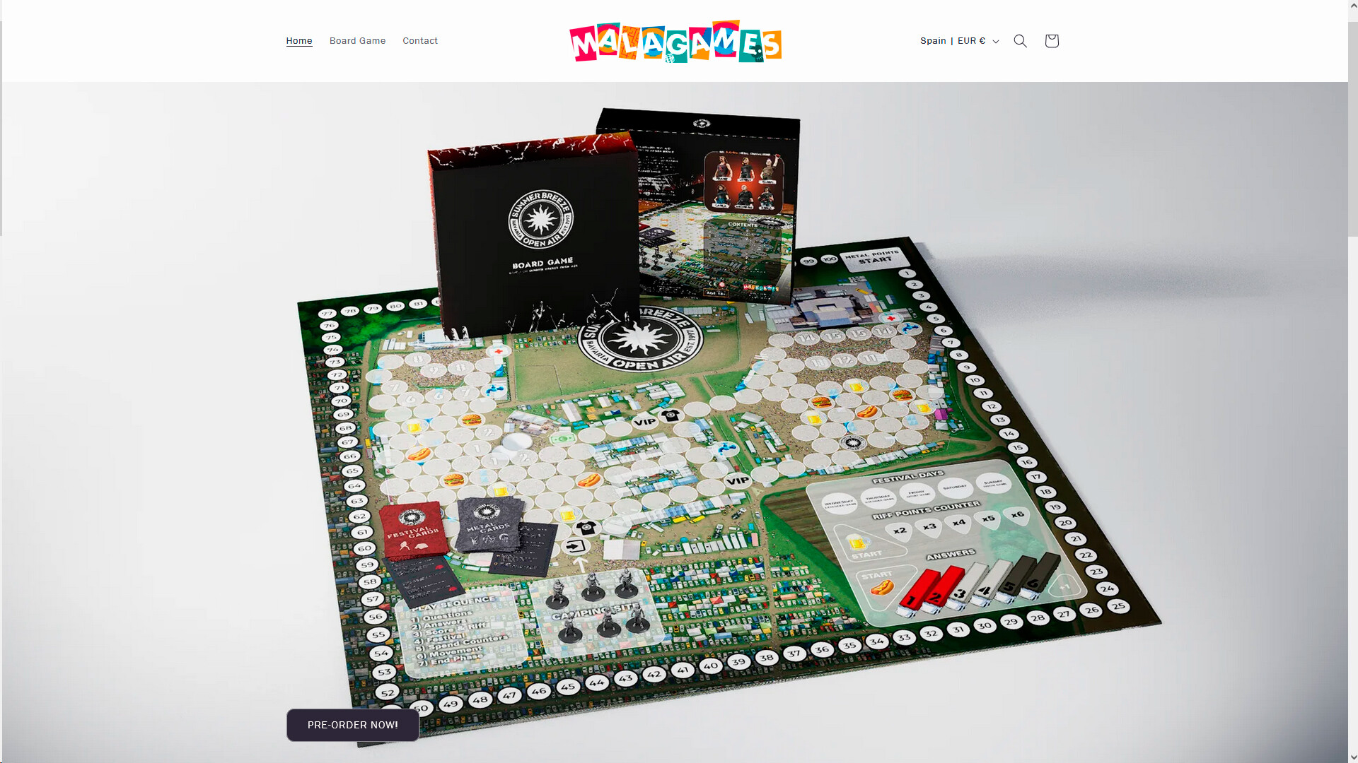 ArtStation - SUMMER BREEZE board game