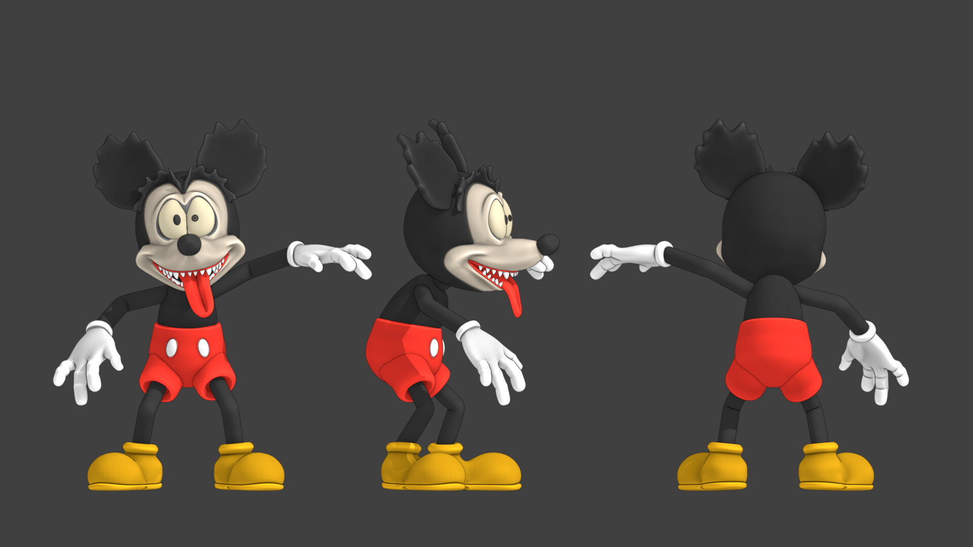ArtStation - Mickey Mouse Zumbi