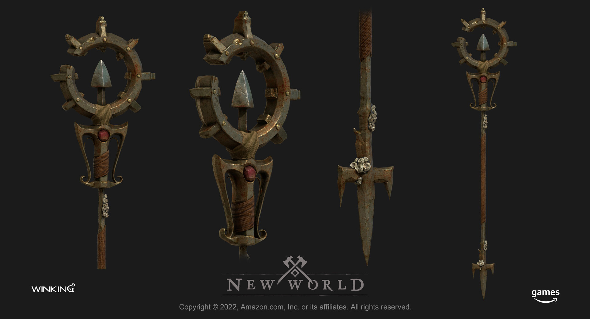 Winking Studios - New World - Amazon-Staff(3D Weapons)