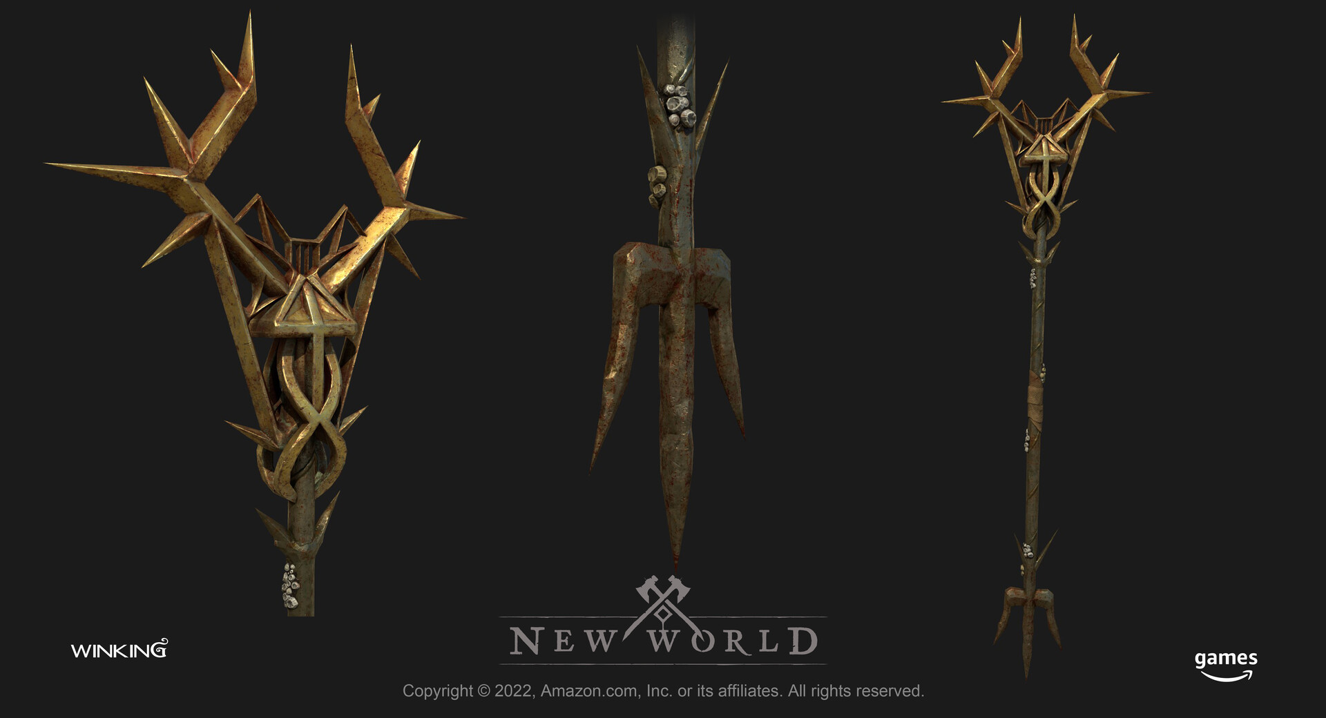 Winking Studios - New World - Amazon-Staff(3D Weapons)