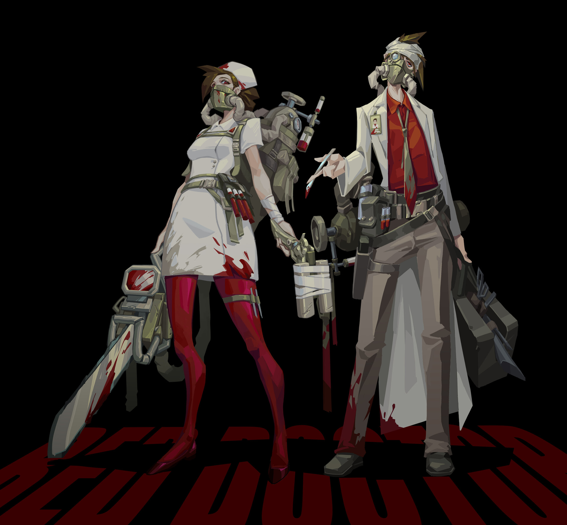 ArtStation - 练习 practice “RED DOCTOR”