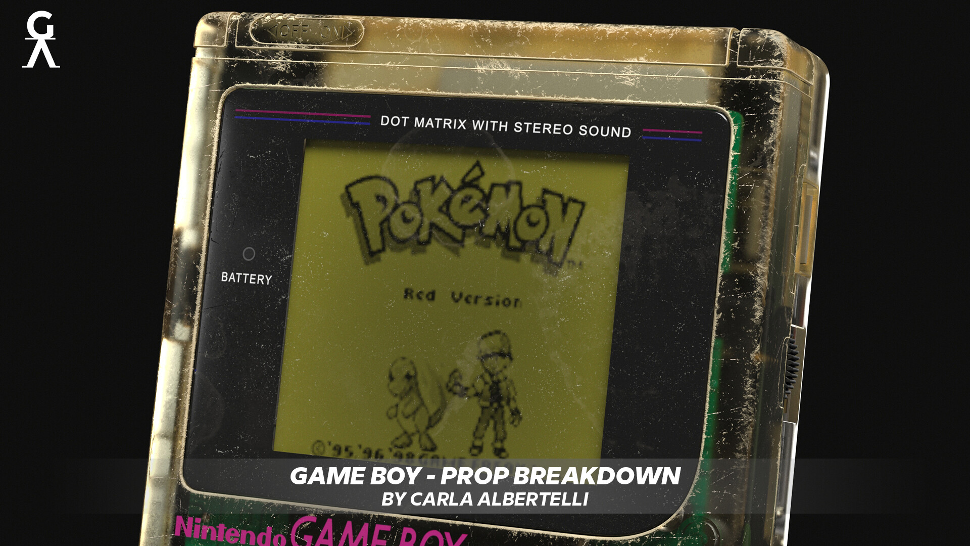 Games Artist - Game Boy - Prop Breakdown - Carla Albertelli