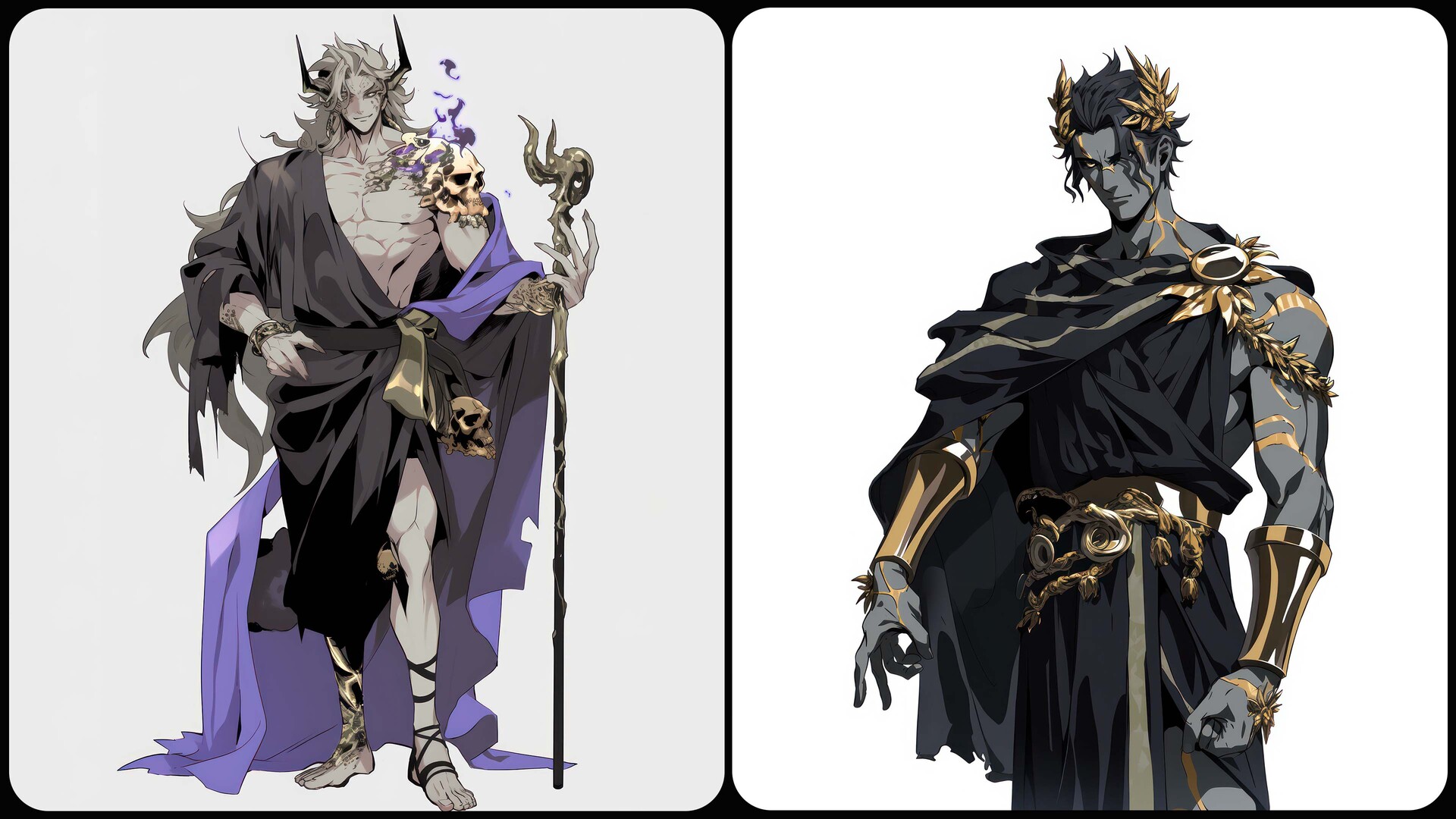 Ferial Studio - 🔹230 Hades - Anime Character Reference Image Pack v.92 |4K|