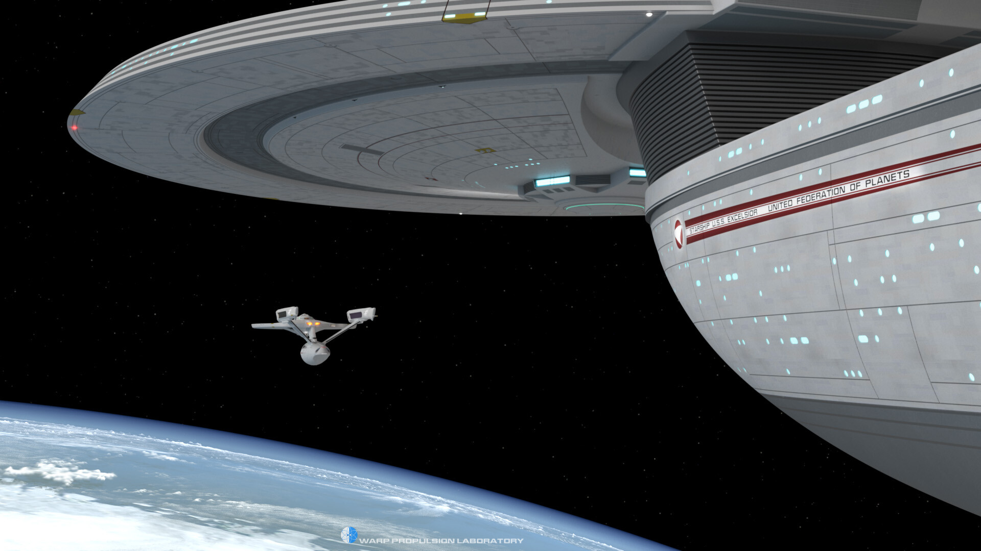 Station Space Excelsior Wallpaper