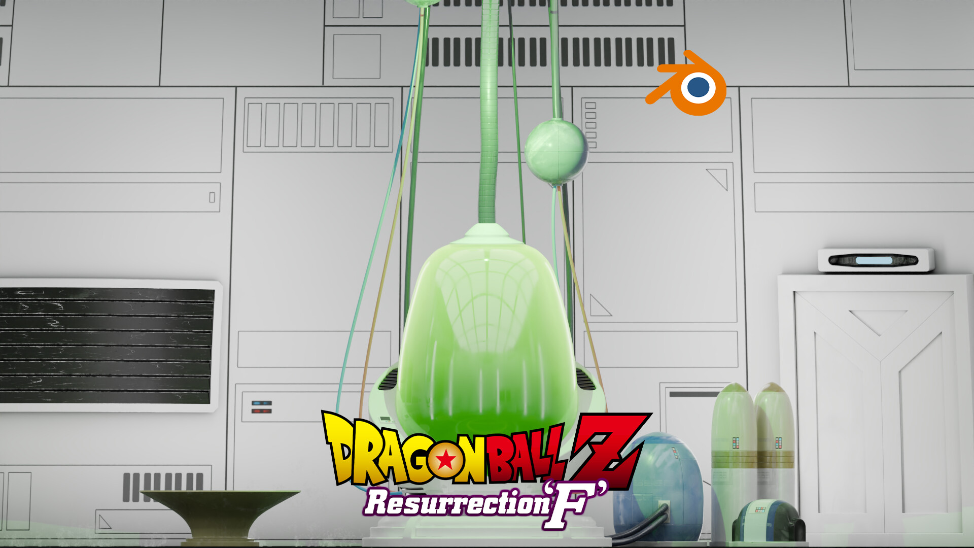 ArtStation - Dragon Ball Z Resurrection 'F' - Frieza's Spaceship Scene 3D