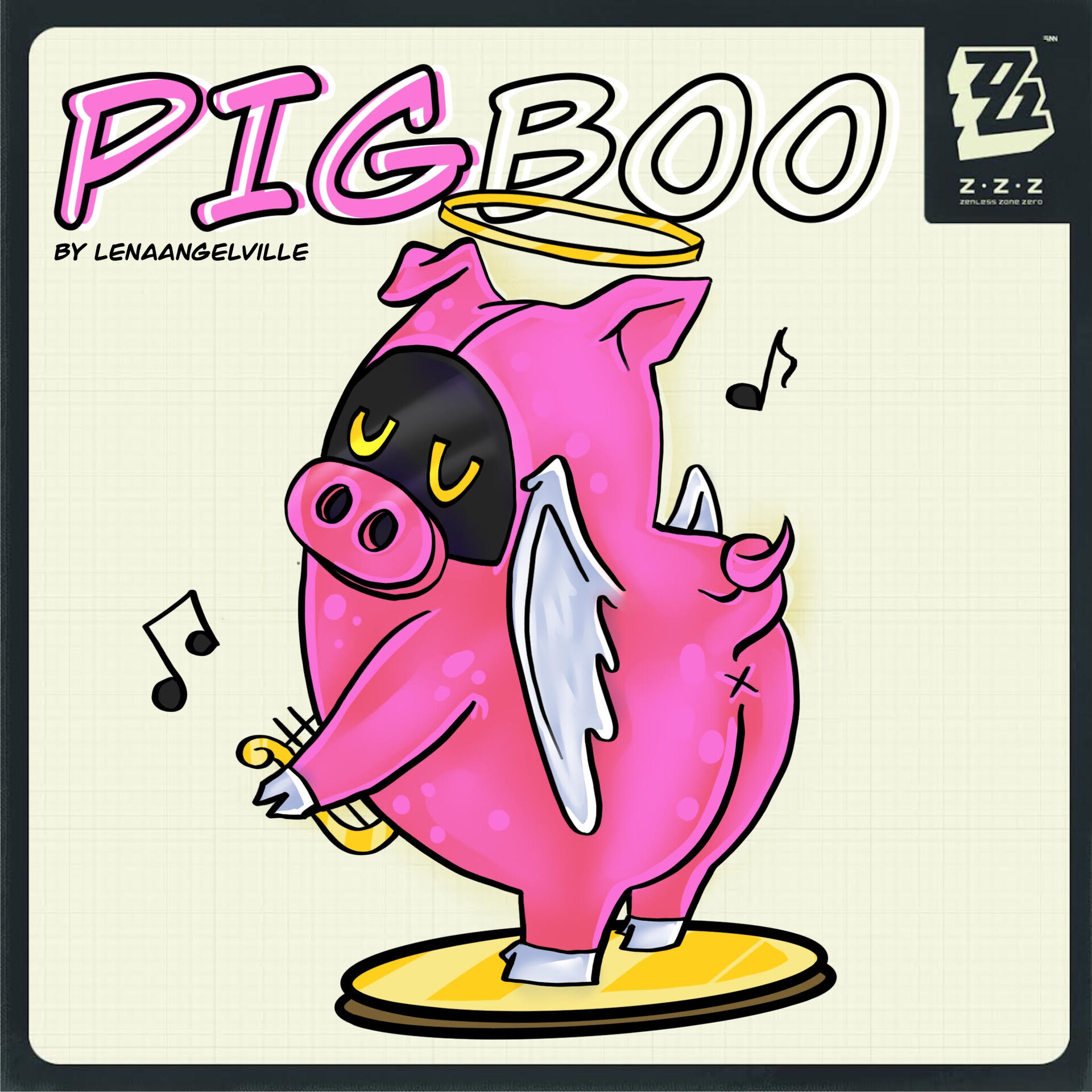 ArtStation - PIGBOO - Customized BangBoo for #zenlesszonezero