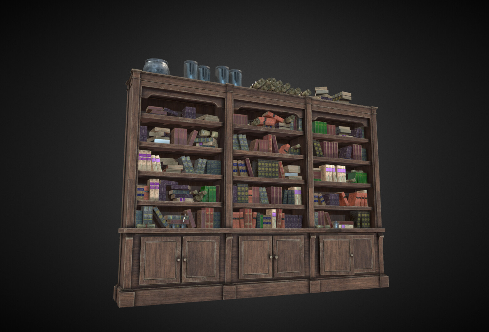 ArtStation - Classroom Bookshelf