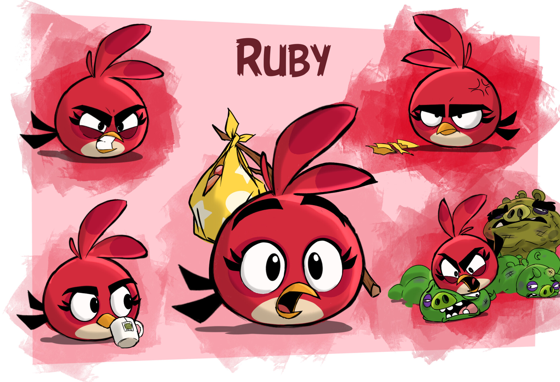 KrimaDraws - Angry Birds - Ruby