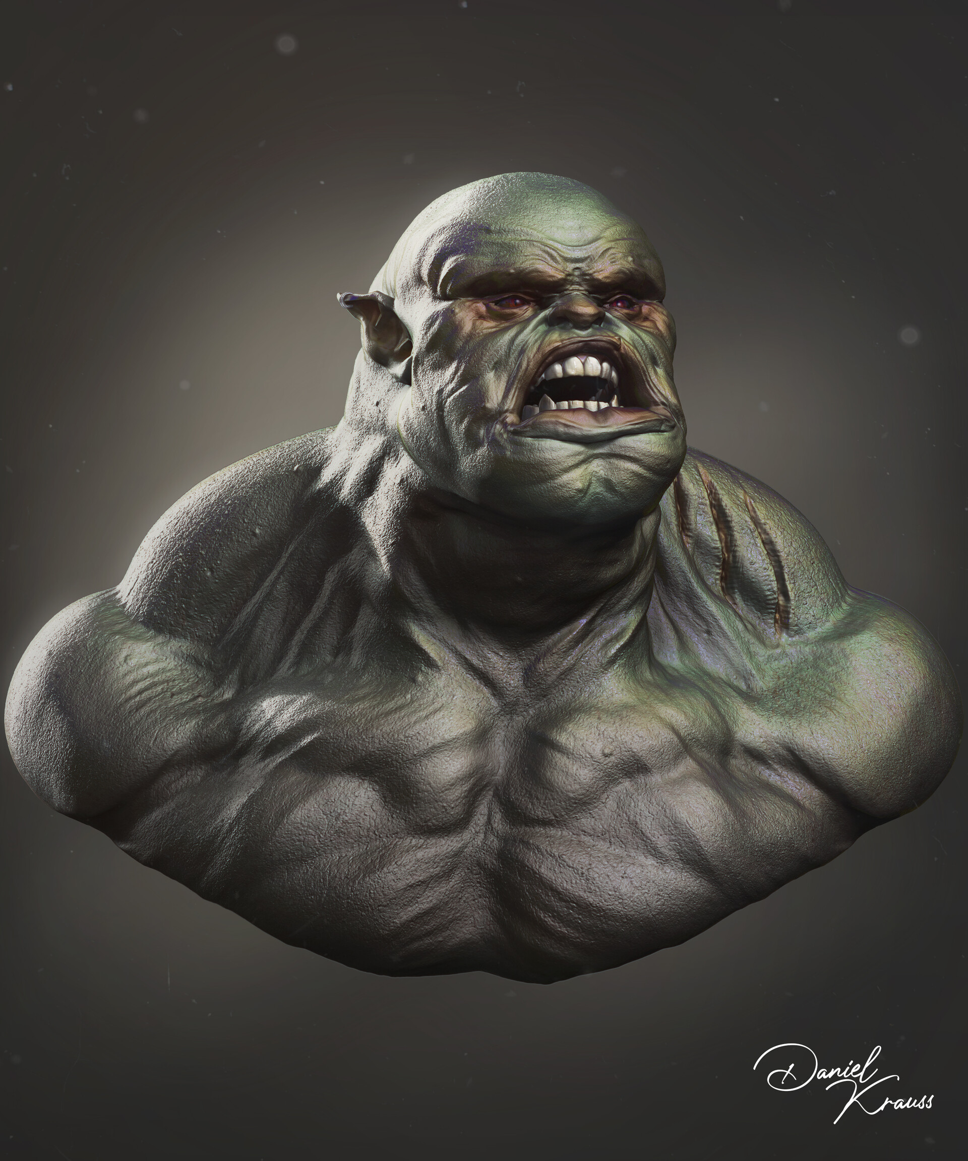 ArtStation - Ogre Bust