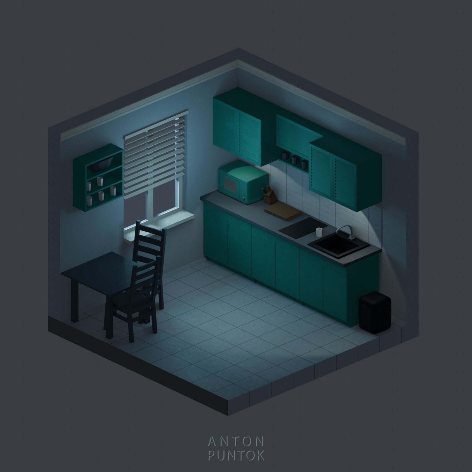 ArtStation - Room Izo 002 (cook room)