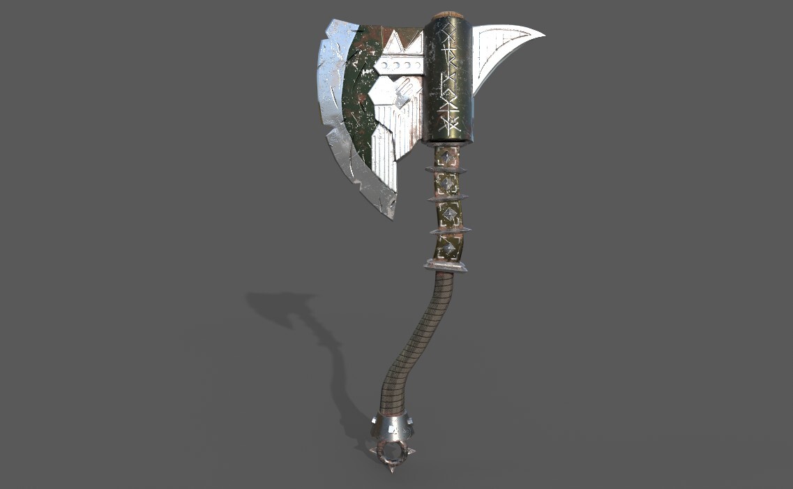 ArtStation - 3D_Gaming_Assets_AXE