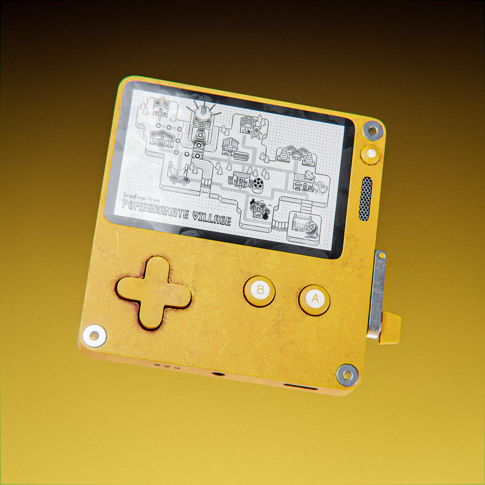 ArtStation - Playdate - Game system