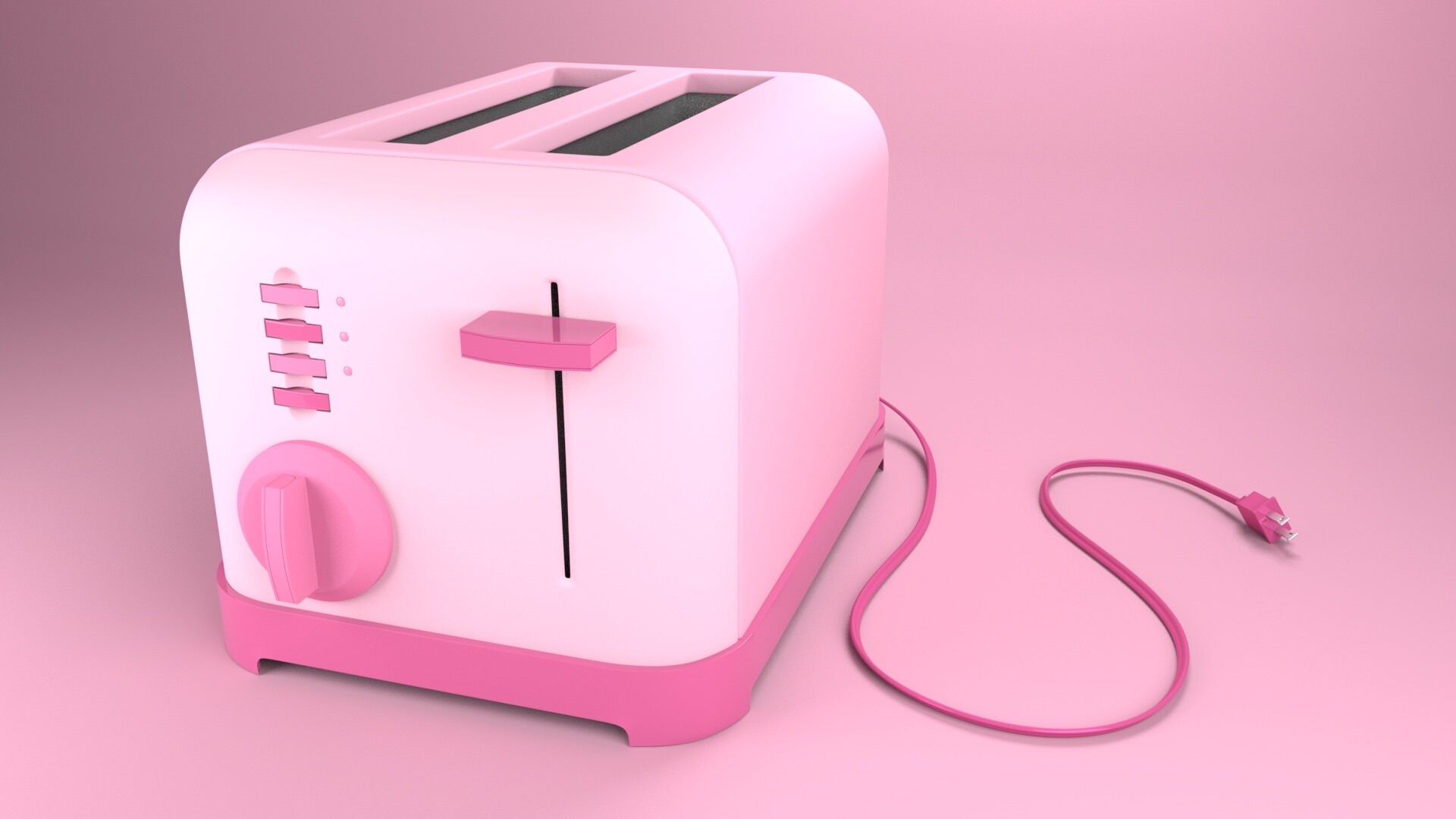 ArtStation - Pink Toaster
