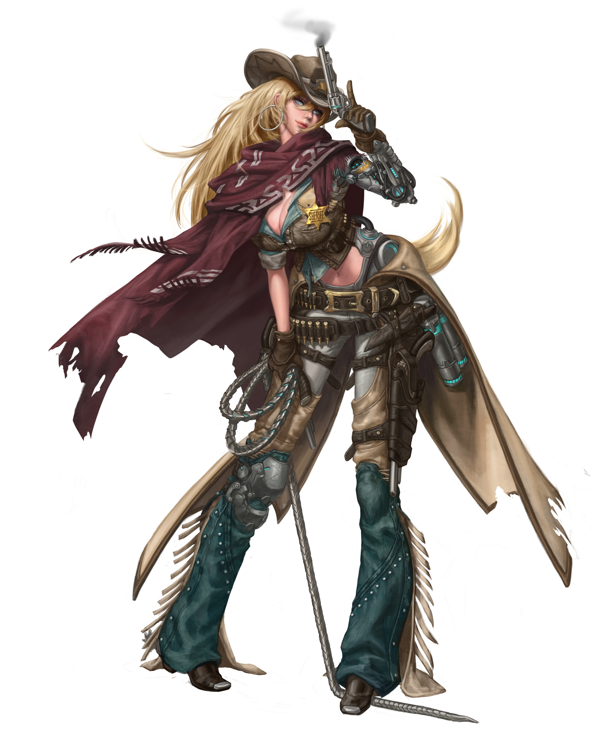 ArtStation - Western sheriff Character