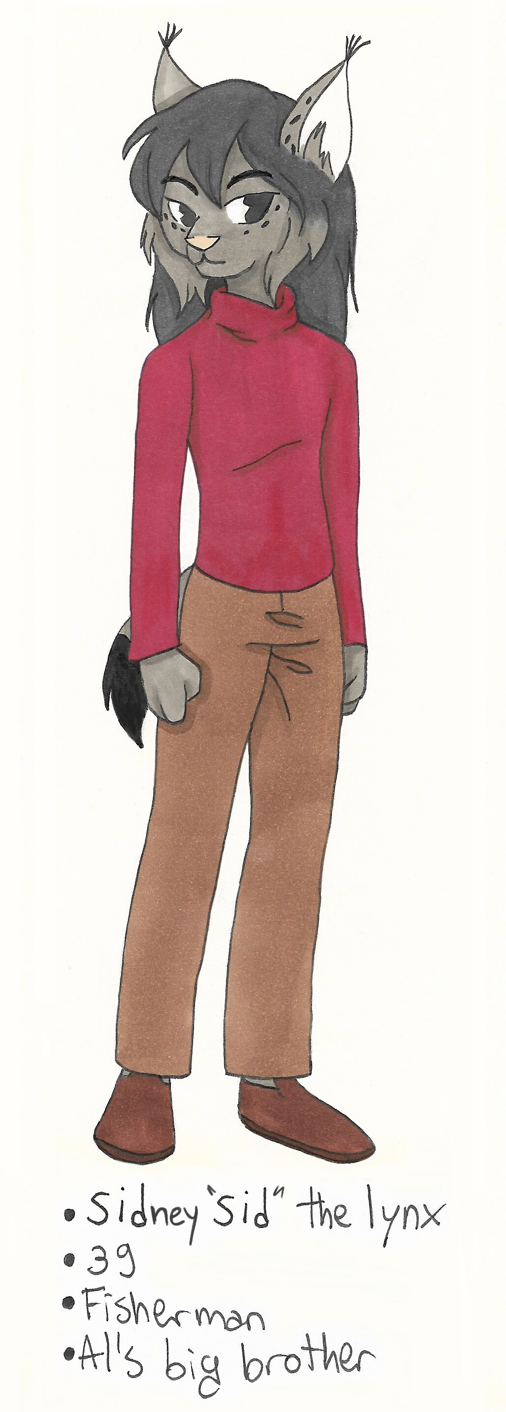 ArtStation - Daisy Town: Sidney 'Sid' the lynx