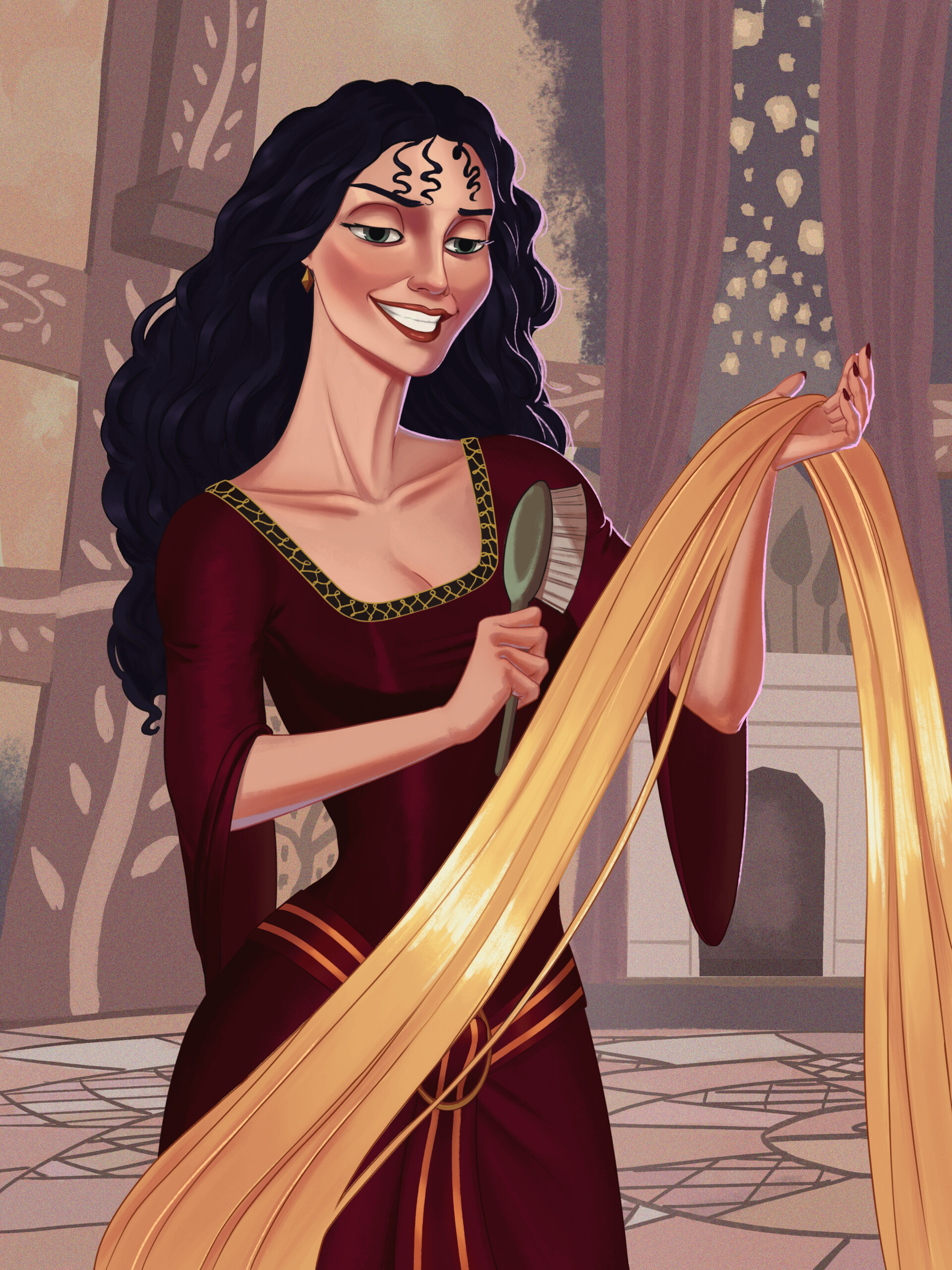 ArtStation - Lorcana fanart - Mother Gothel