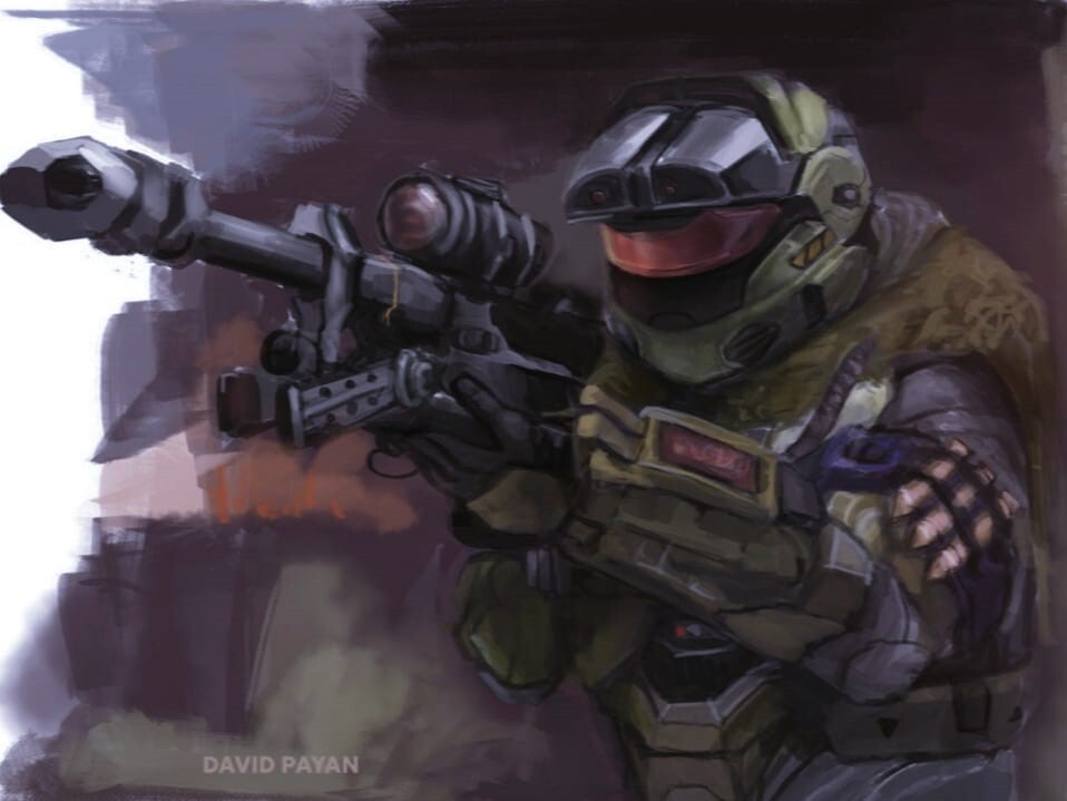 ArtStation - Jun- HALO Fanart