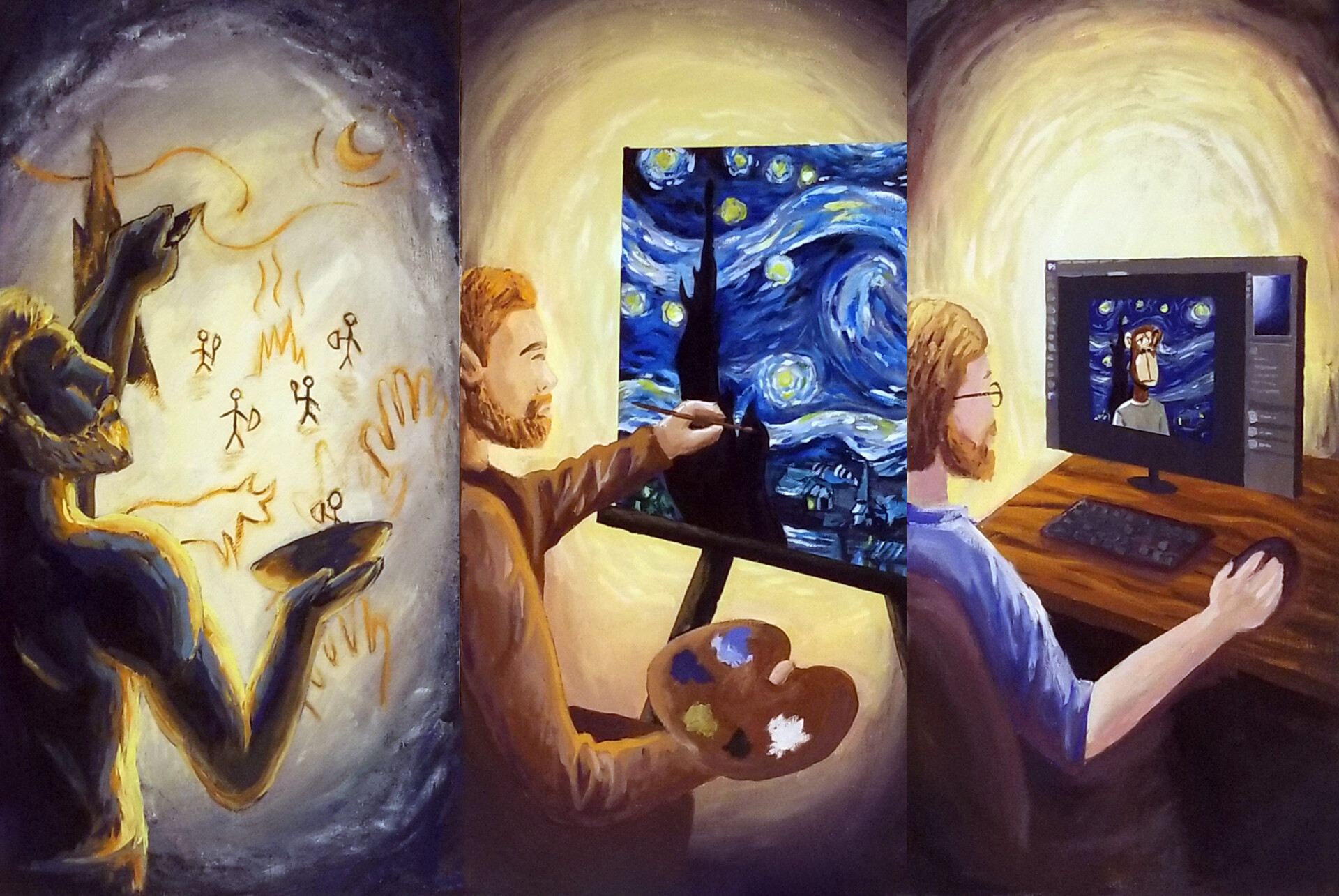 ArtStation - Over the Years - Triptych