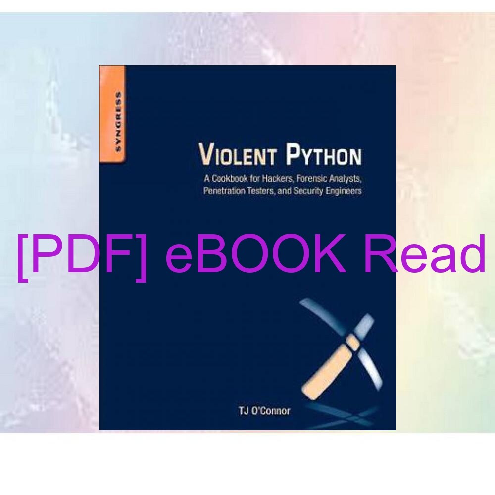ArtStation - Read Violent Python A Cookbook for Hackers Forensic ...