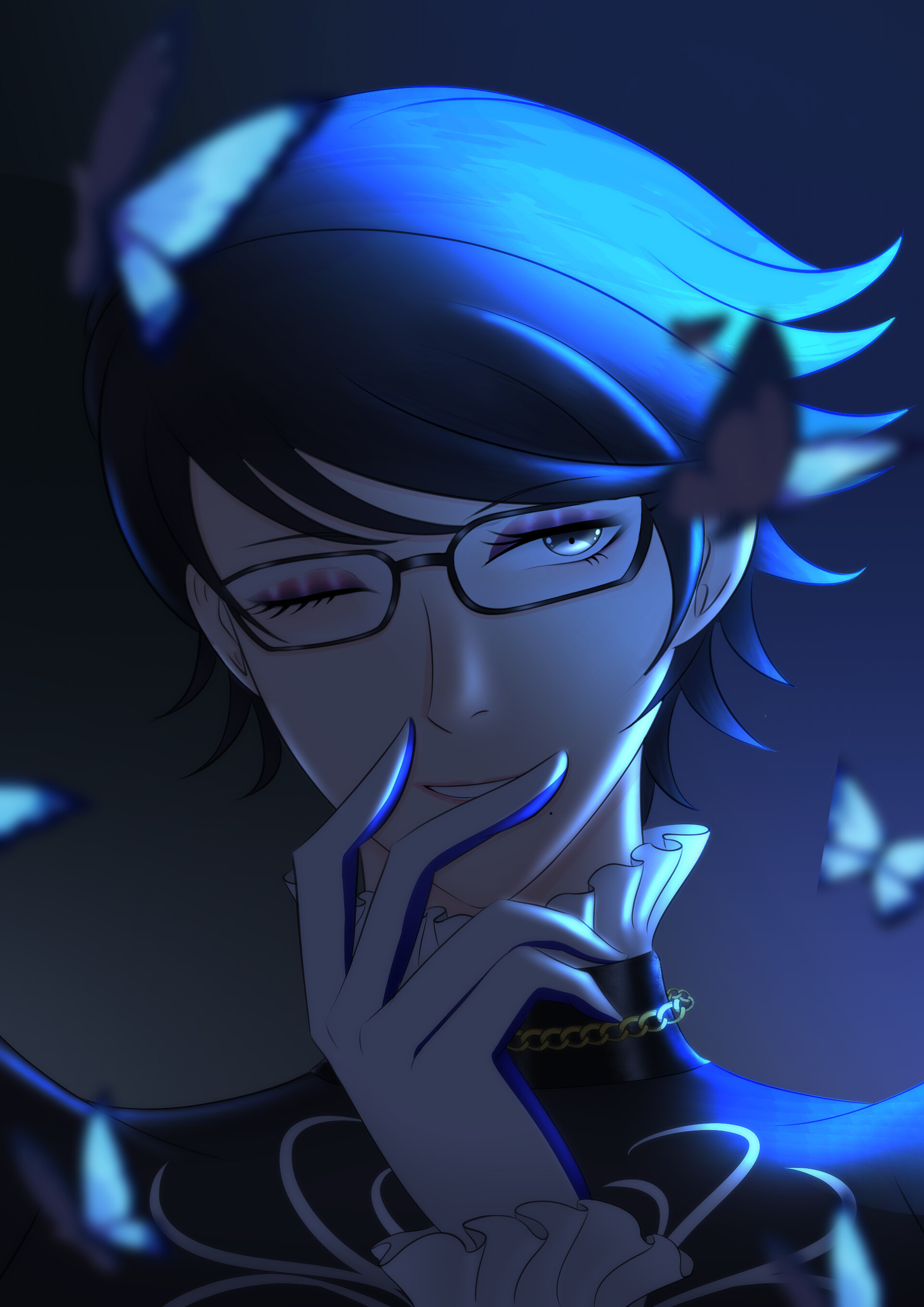 ArtStation - Love is Blue Bayonetta 2