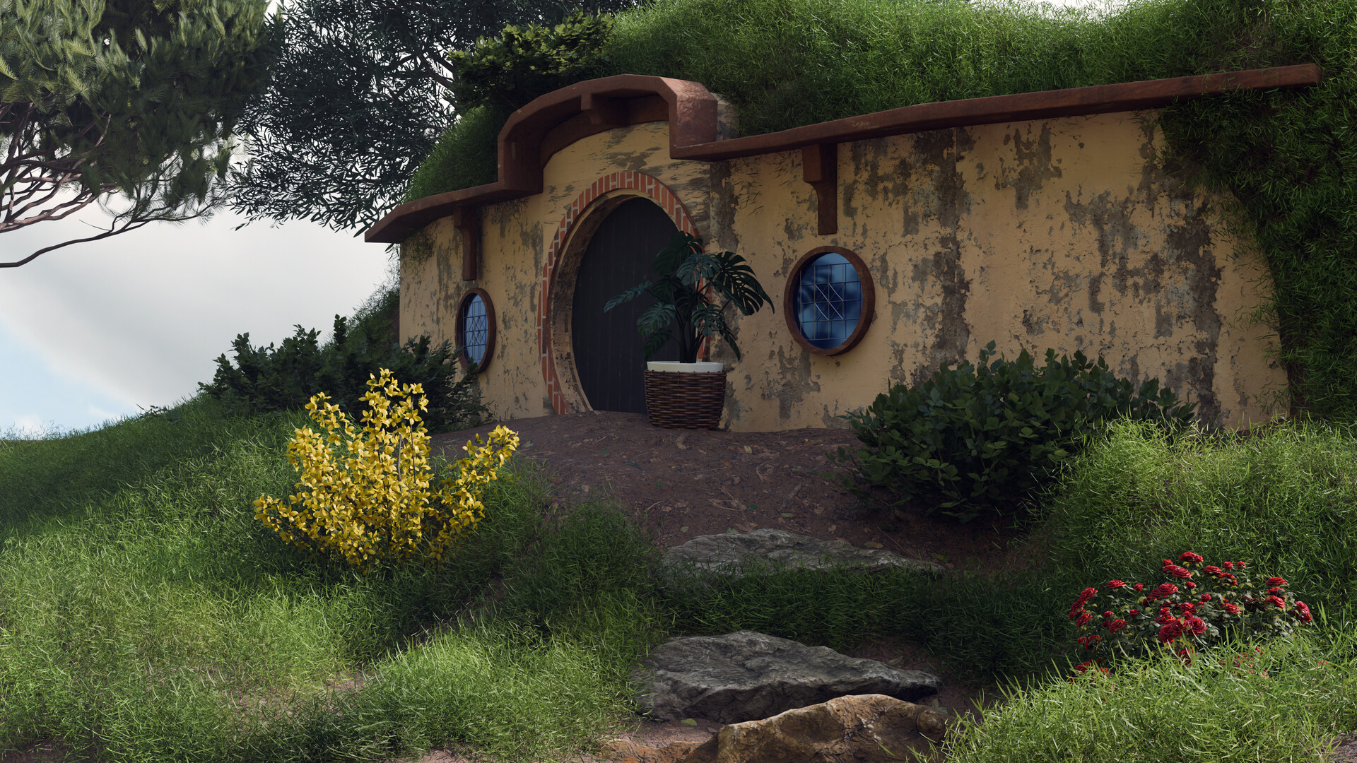 ArtStation - Bilbo Baggins House