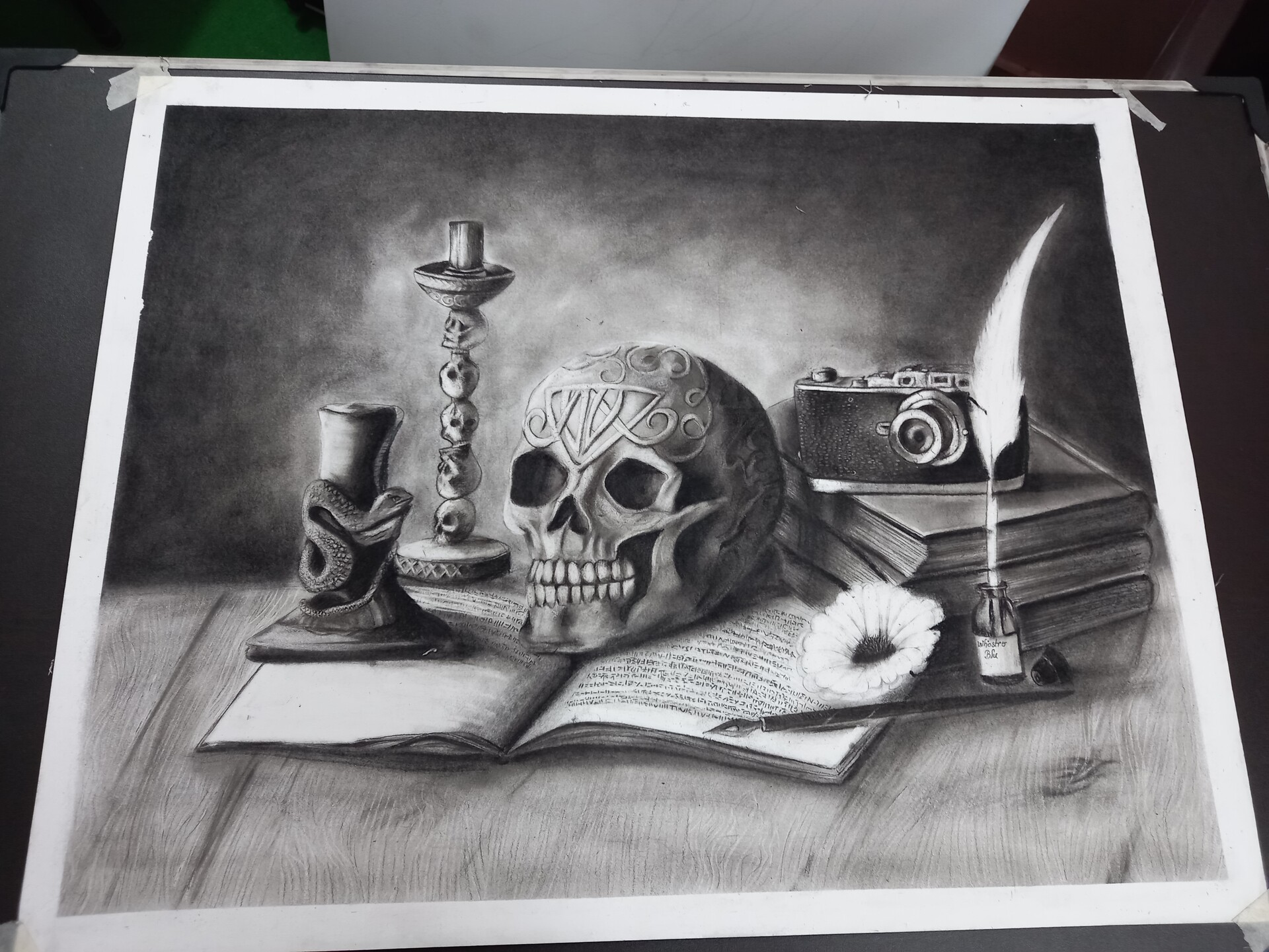 ArtStation - Charcoal work. Reference- based art.