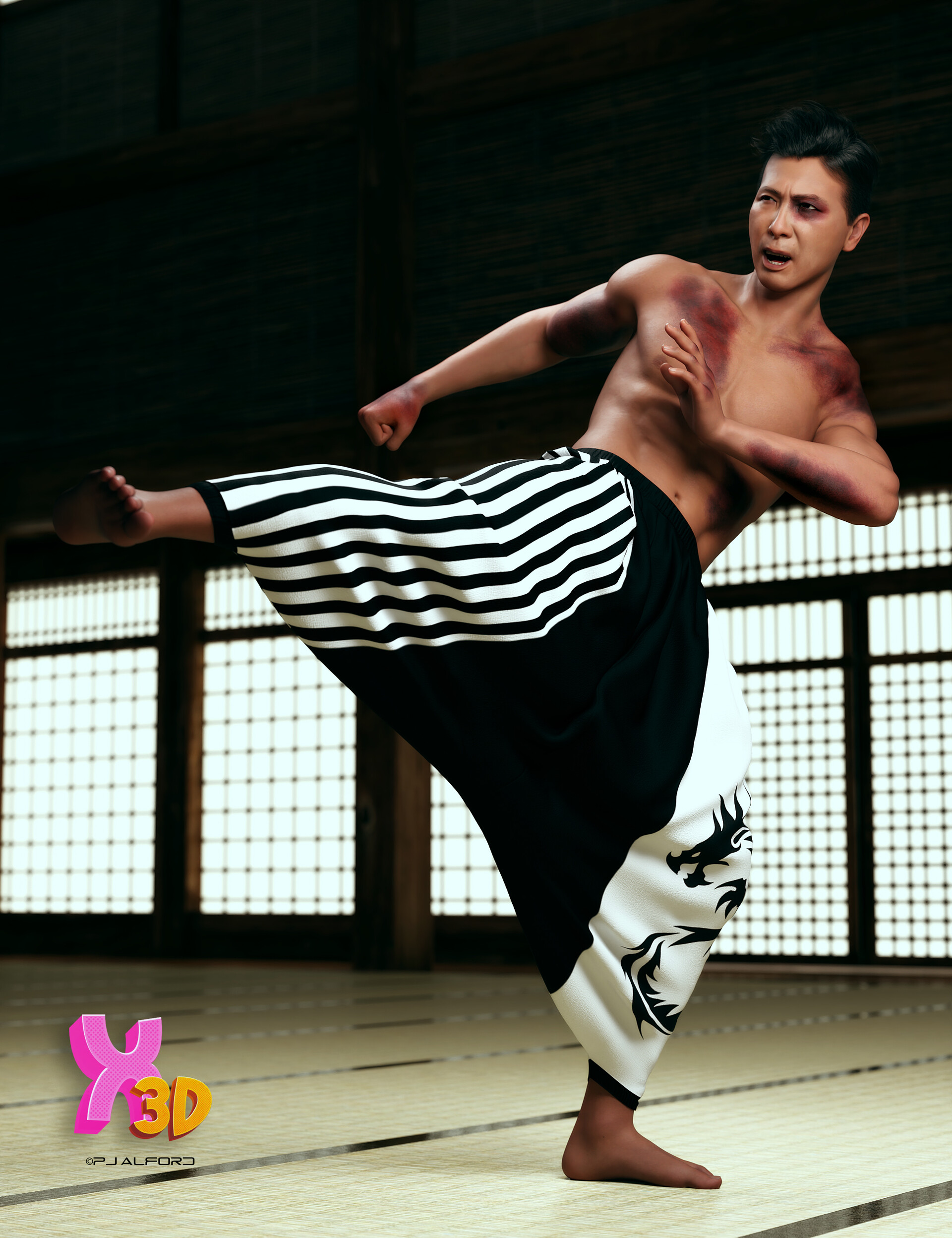 Xtreme3D Studio - FPE Body Bruises LIE and Morphs for G9 by Esid and ...