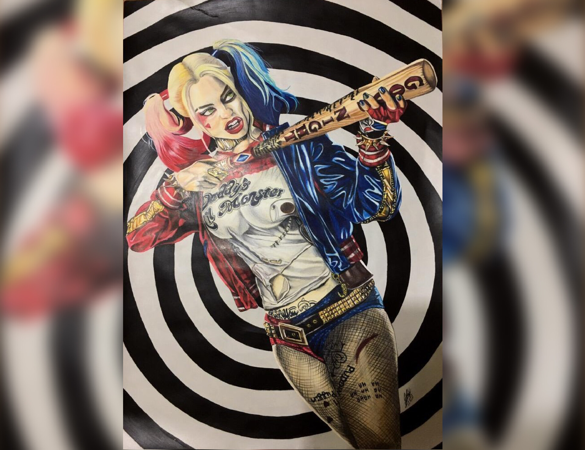 ArtStation - Harley Quinn Drawing