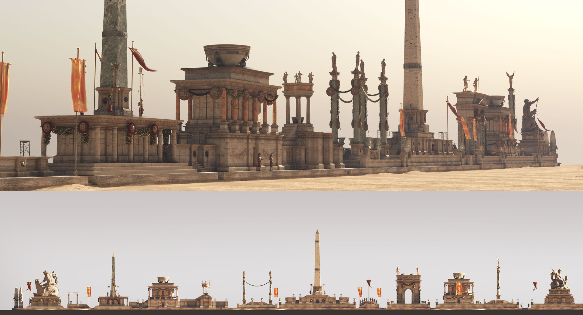 Armando Savoia Concept Artist - THOSE ABOUT TO DIE - Circus Maximus