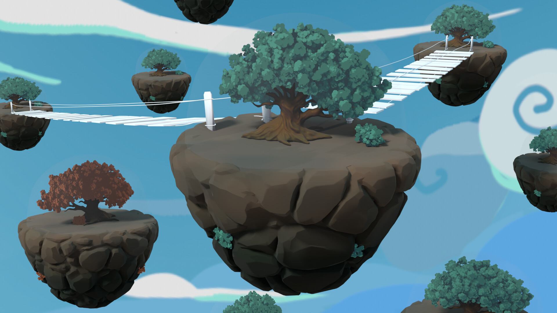 ArtStation - Floating Islands