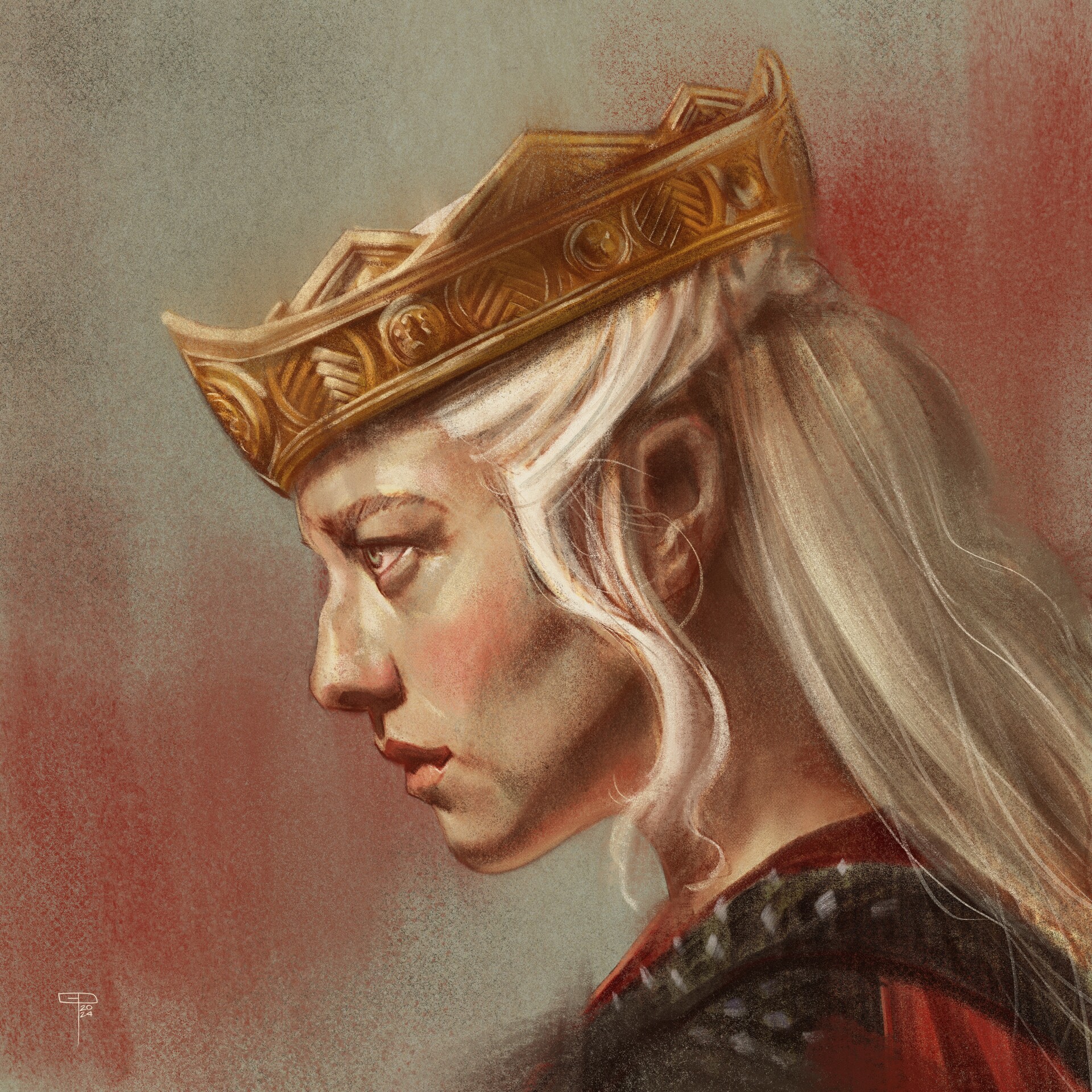 ArtStation - Queen Rhaenyra of House Targaryen, the First of Her Name