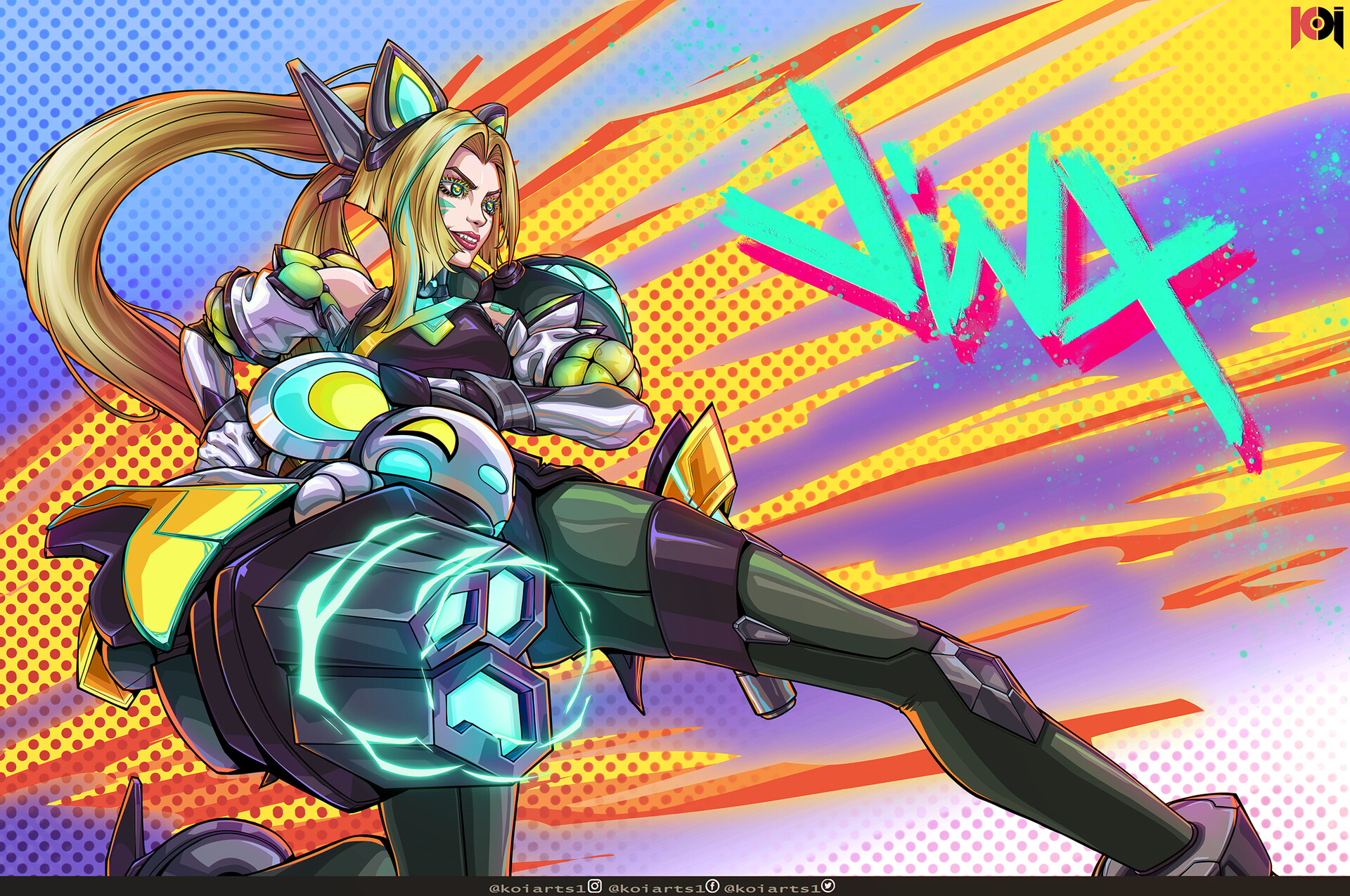 ArtStation - Battle cat Jinx Fanart