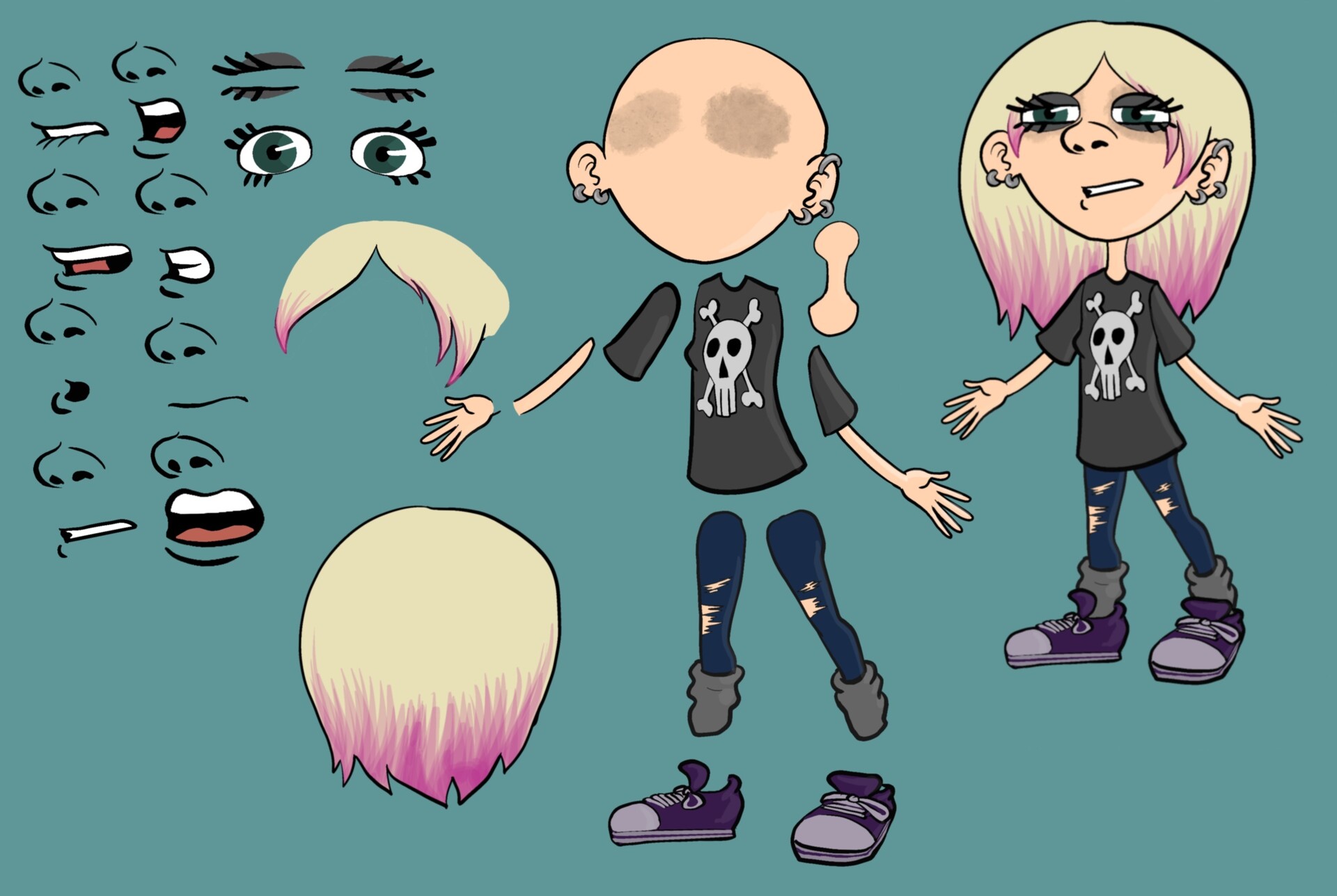 ArtStation - Cut out Character design