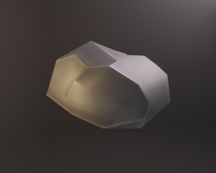 ArtStation - Stylized 3D Hand Painted Stone