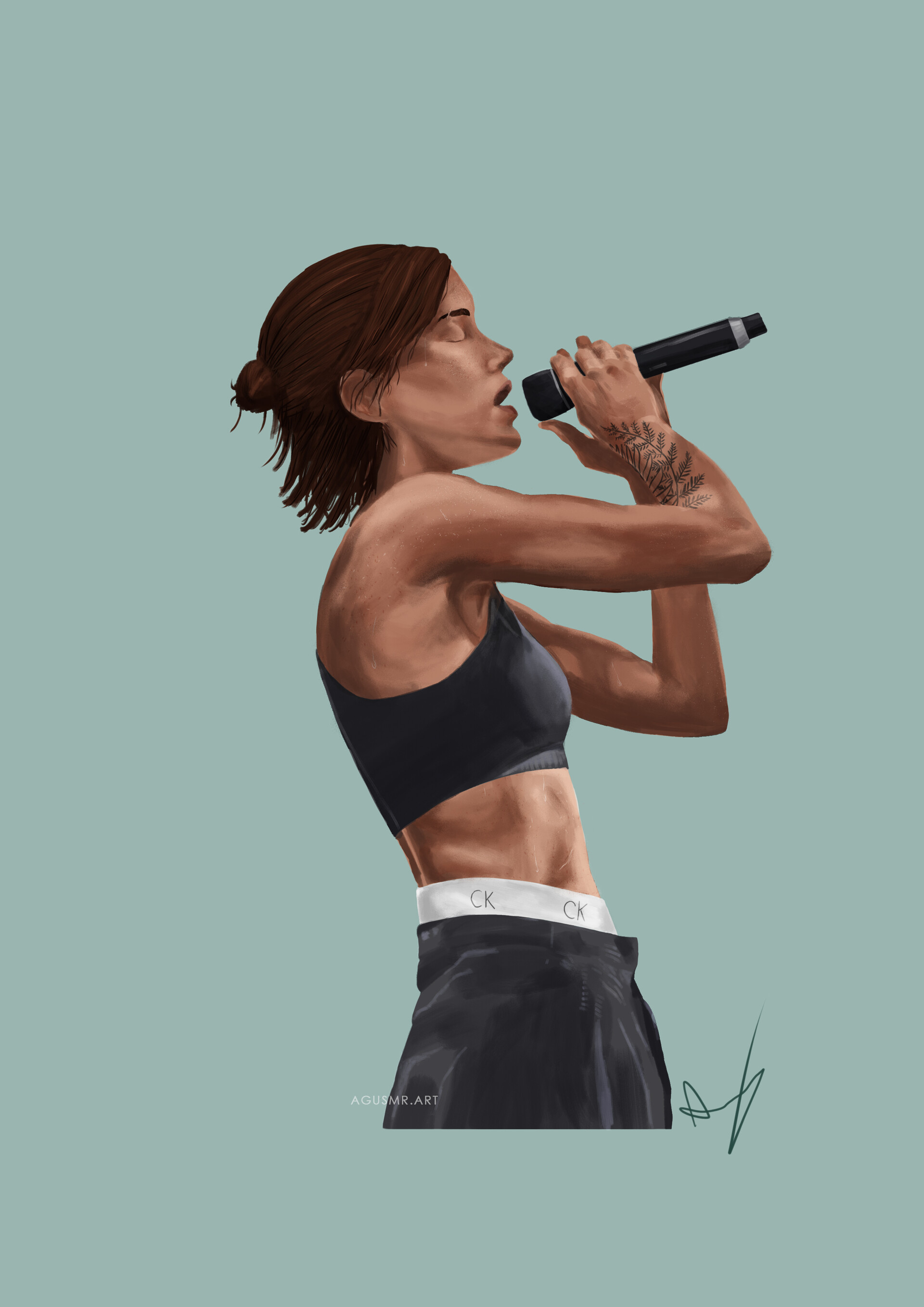 ArtStation - Fanart of Ellie Williams AU