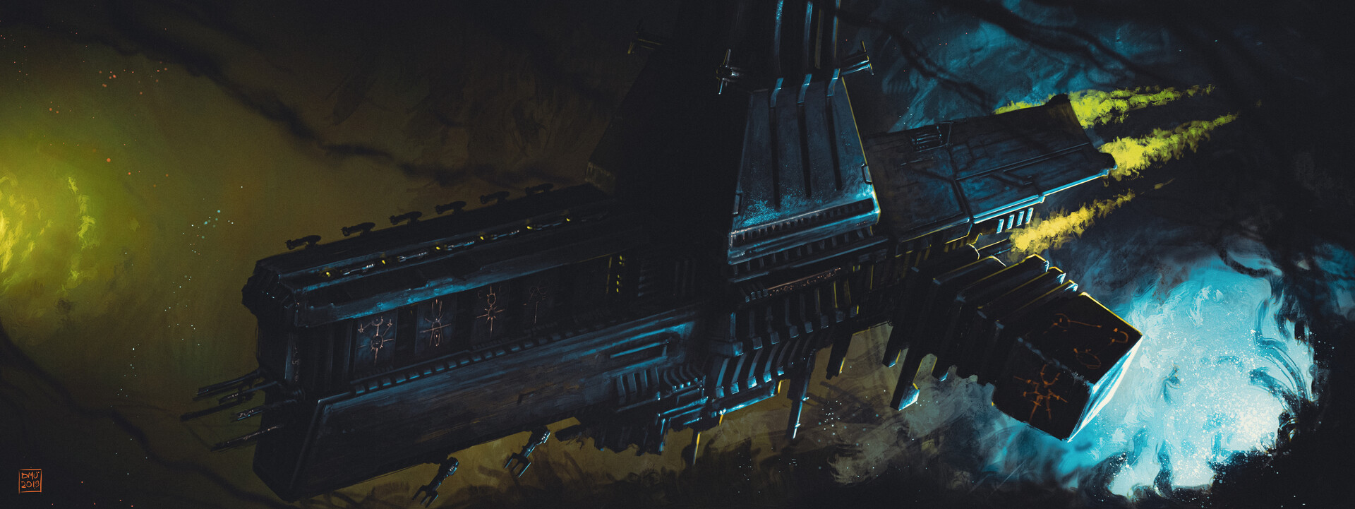 ArtStation - Necronian Battleship