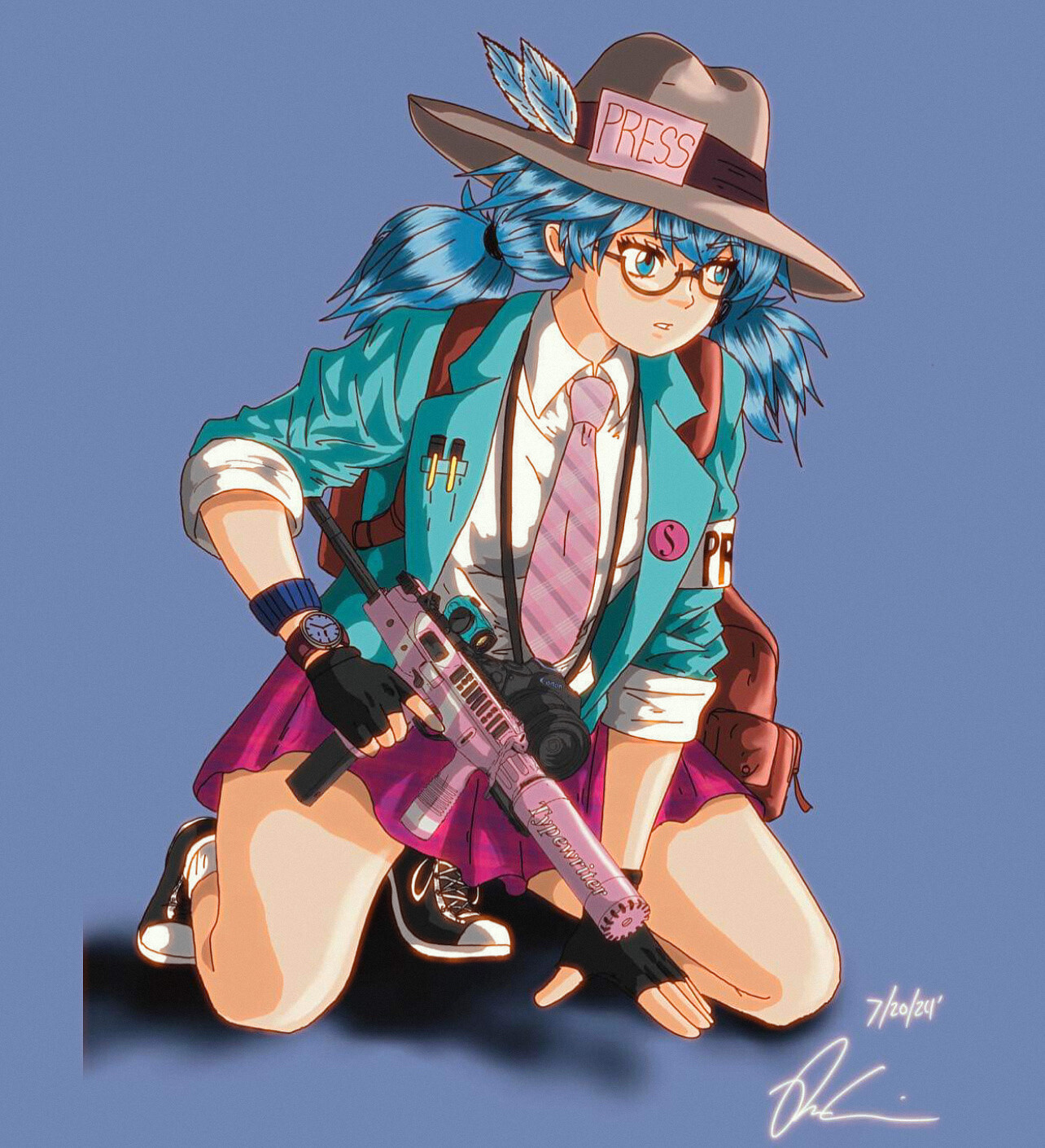 ArtStation - NIKKE oc scribbles. A job for a friend